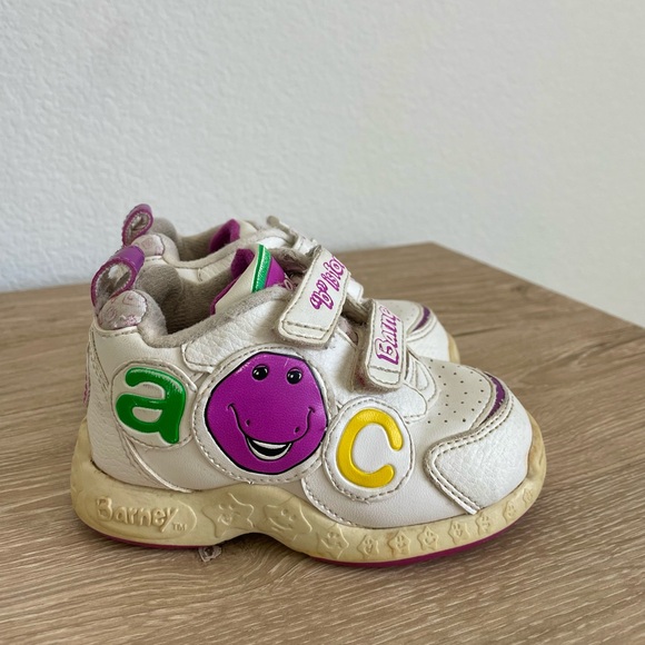 Barney | Shoes | Vintage Barney Abc Sneakers | Poshmark